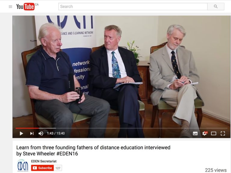 history of distance education | Tony Bates
